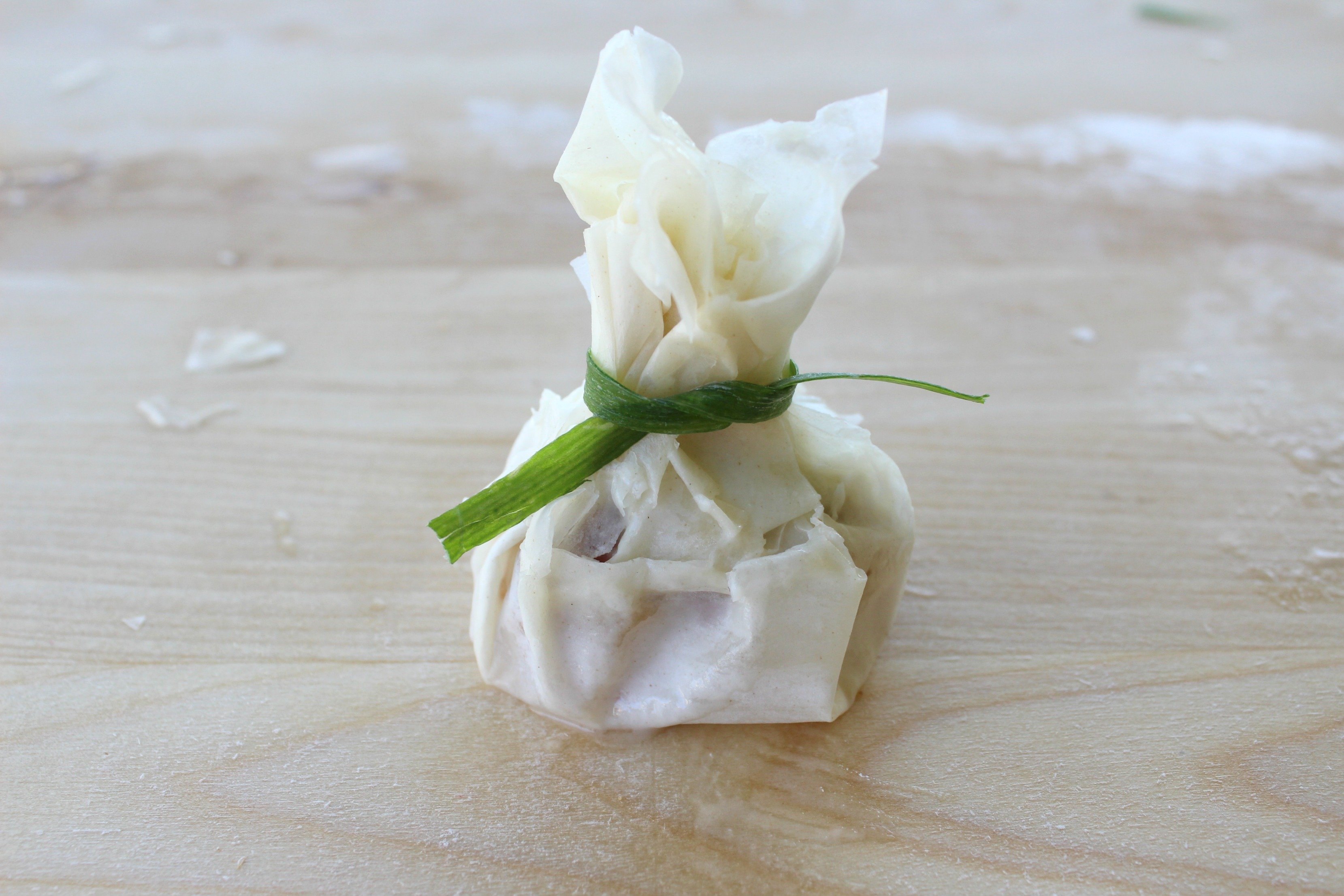 Phyllo Wrapped Shrimp With Bacon & Cream Cheese