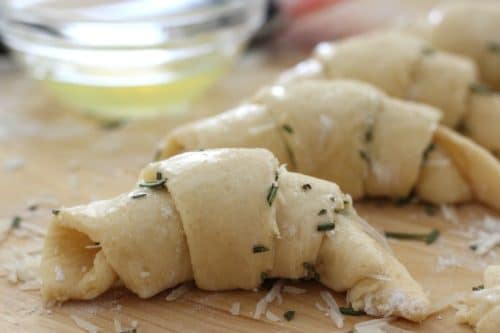 Rosemary Parmesan Crescent Roll Recipe - Fun Money Mom