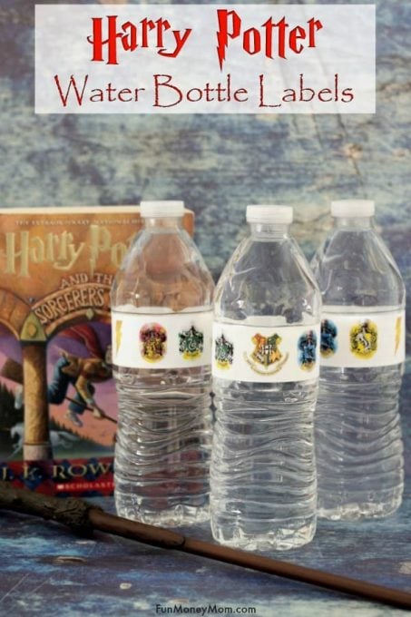 Free Printable Harry Potter Water Bottle Labels