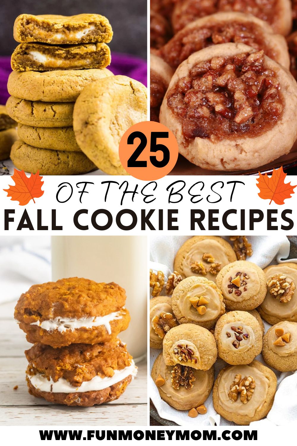 25 Easy & Delicious Fall Cookie Recipes - Fun Money Mom