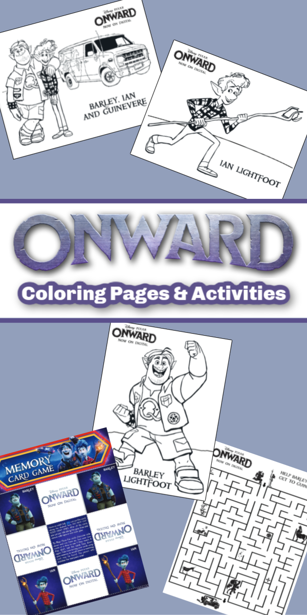 Onward Coloring Pages And Activities | Fun Money Mom