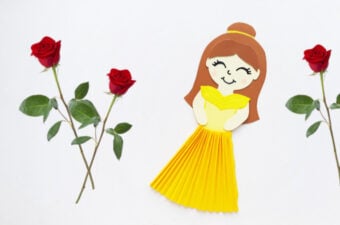 Princess Belle Paper Doll Craft | Fun Money Mom
