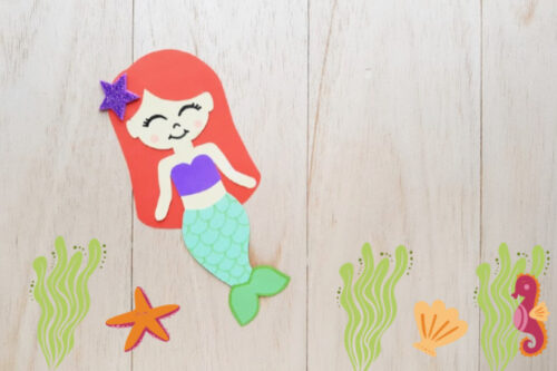 Princess Ariel Paper Doll Craft | Fun Money Mom