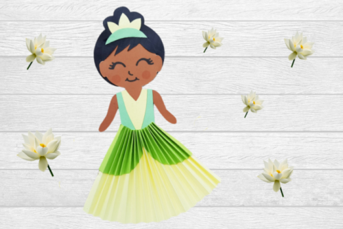Princess Tiana Paper Doll Craft | Fun Money Mom