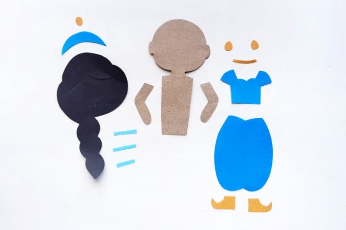 Princess Jasmine Paper Doll Craft - Fun Money Mom