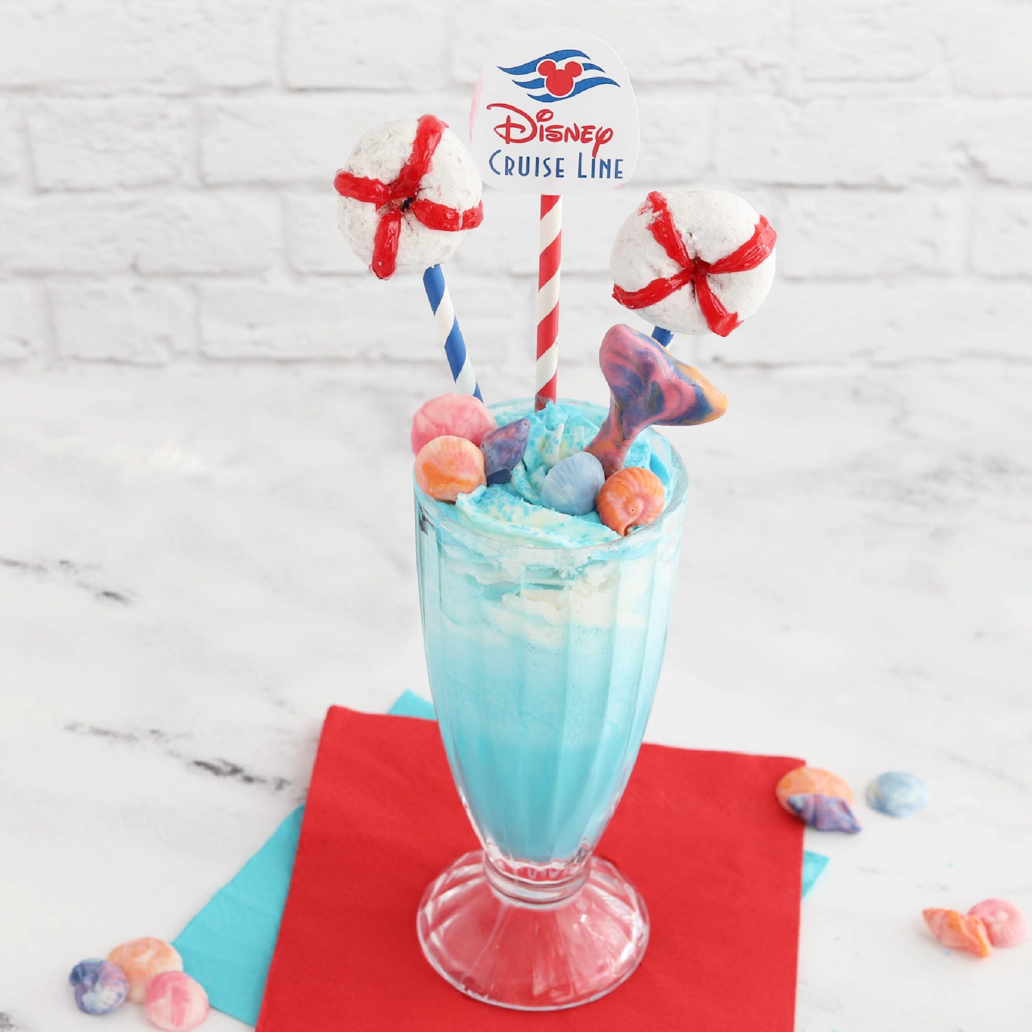 Blue Milkshake: A Disney Wish Inspired Dessert | Fun Money Mom