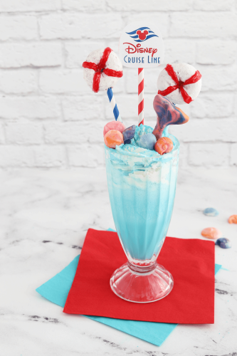 Blue Milkshake: A Disney Wish Inspired Dessert | Fun Money Mom