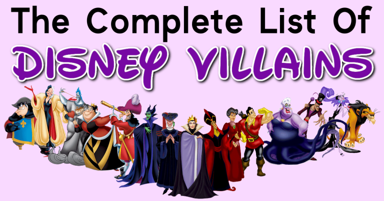 The Complete Disney Villains List 2025: Names and Fun Facts Too