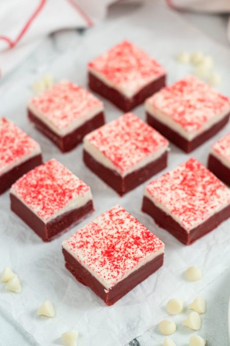 Red Velvet Fudge Recipe | Fun Money Mom