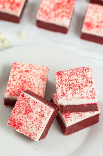 Red Velvet Fudge Recipe | Fun Money Mom