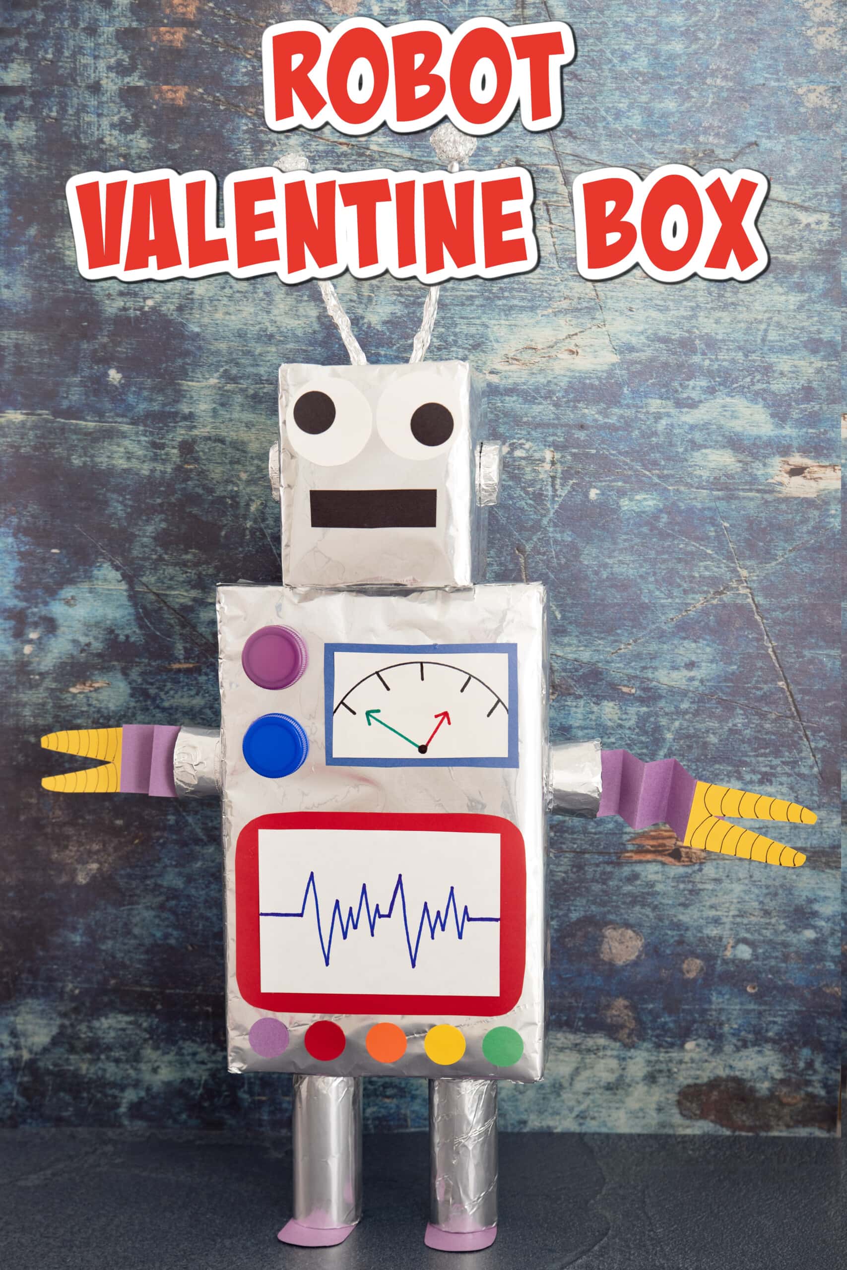 Robot Valentine Box - Fun Money Mom