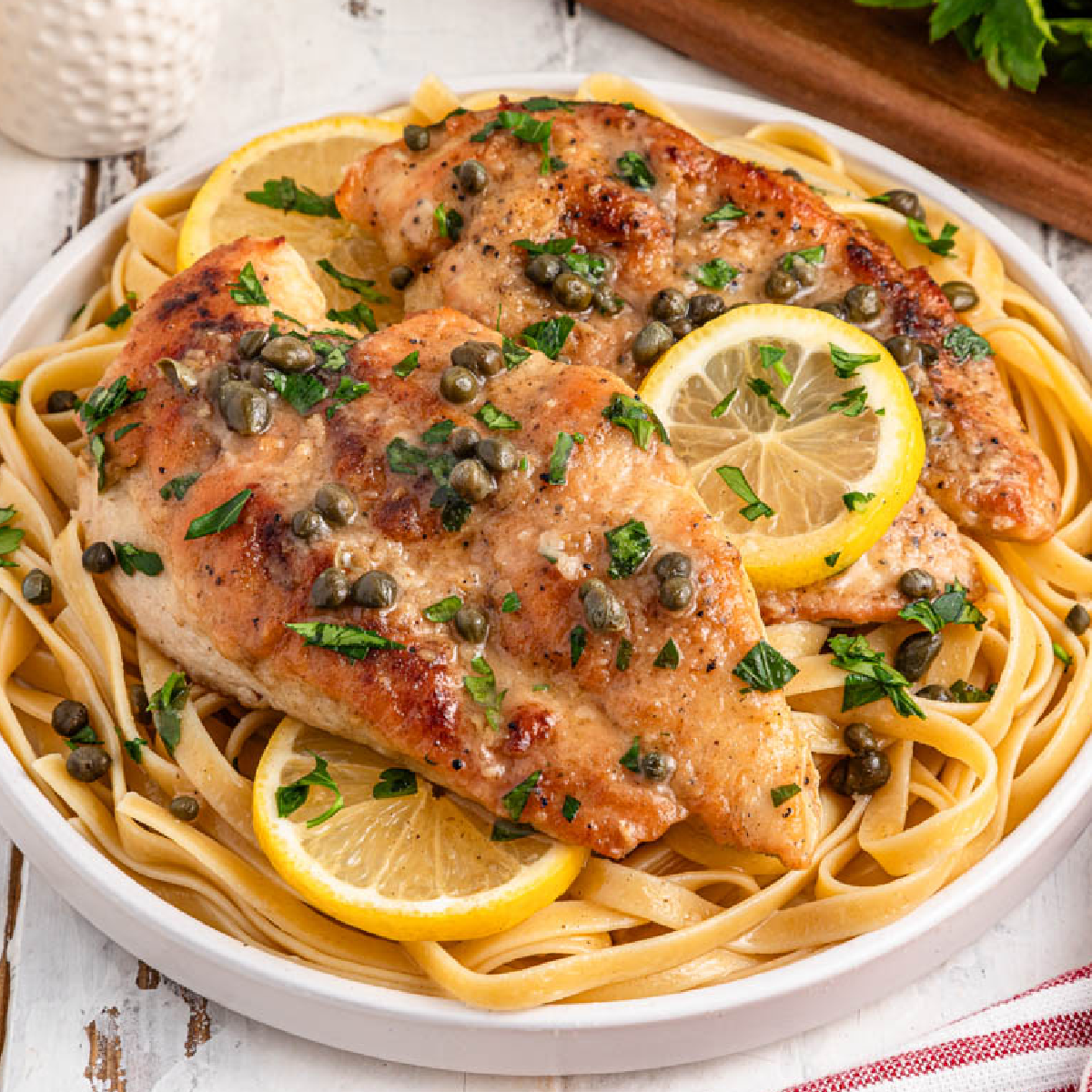 Easy Chicken Piccata Recipe - Fun Money Mom