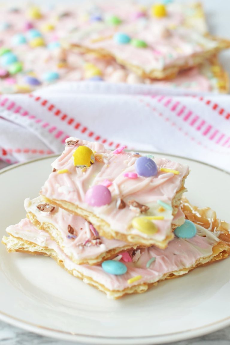 Easter Crack - Easy Saltine Toffee Recipe