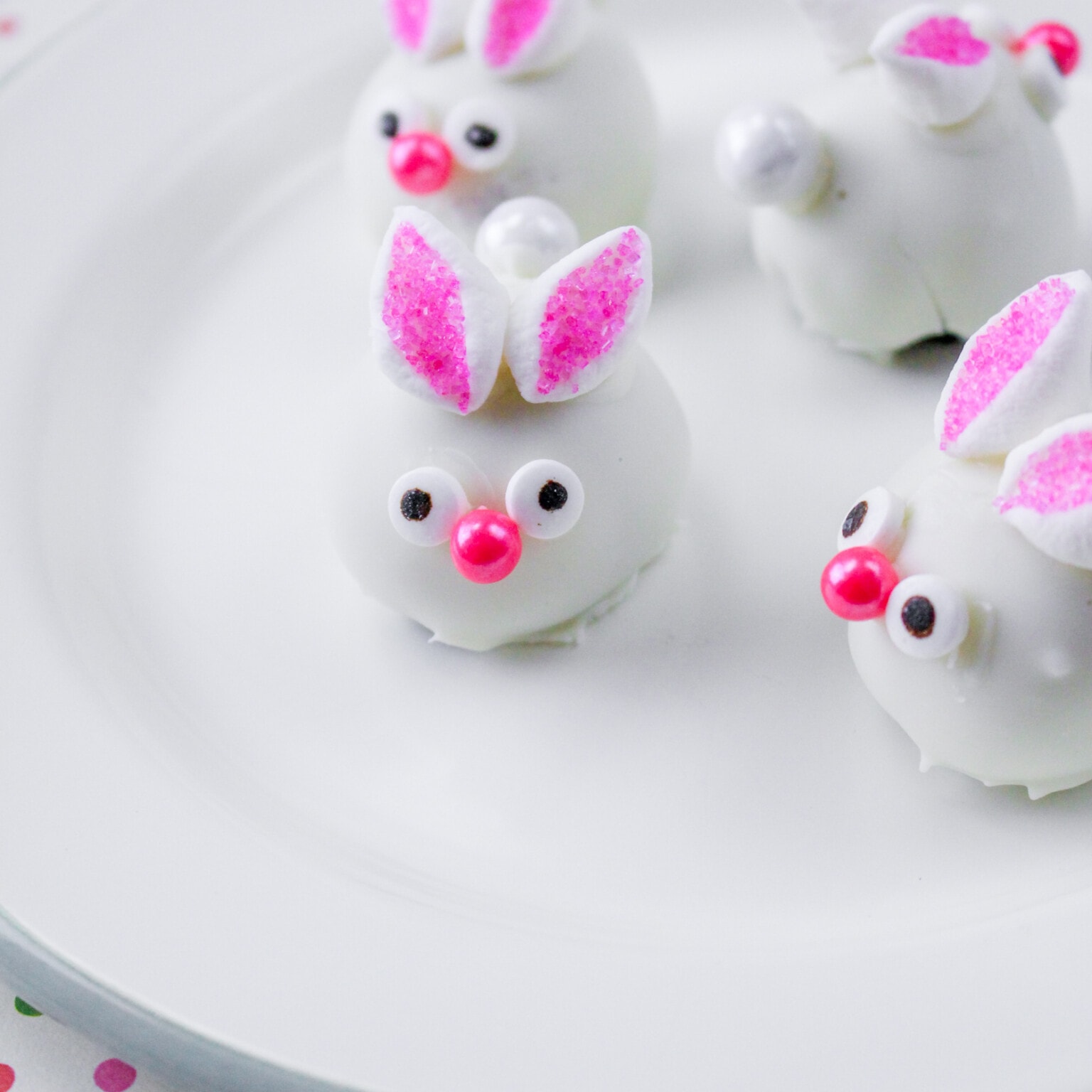 Easter Bunny Oreo Balls - Fun Money Mom