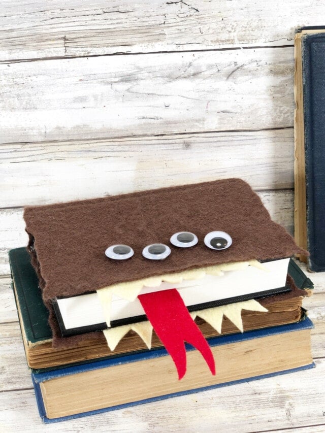 Monster Book Of Monsters DIY Book Cover - Fun Money Mom