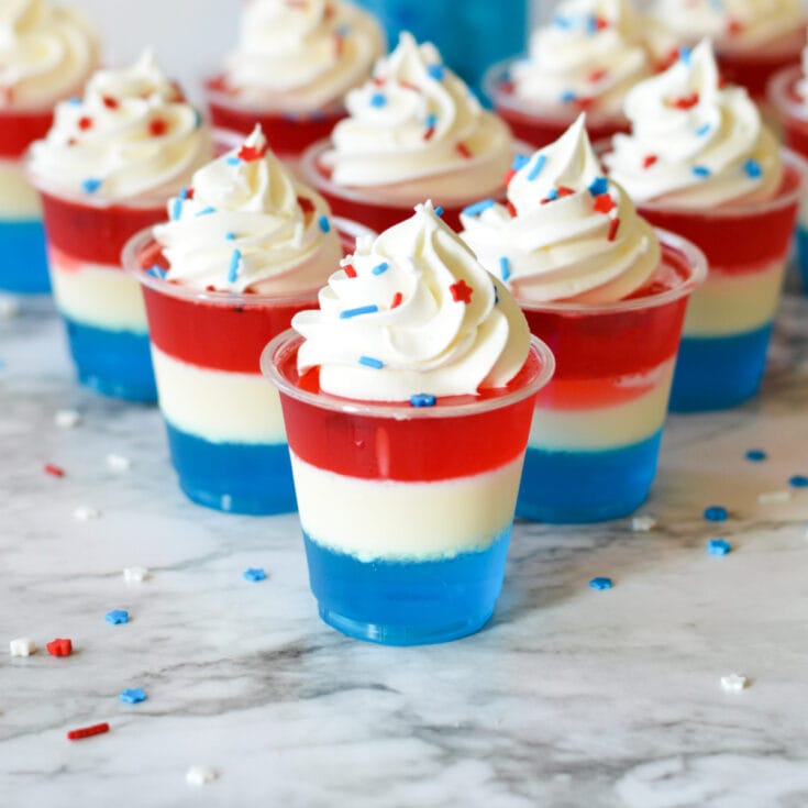 4th Of July Jello Shots Recipe - Fun Money Mom