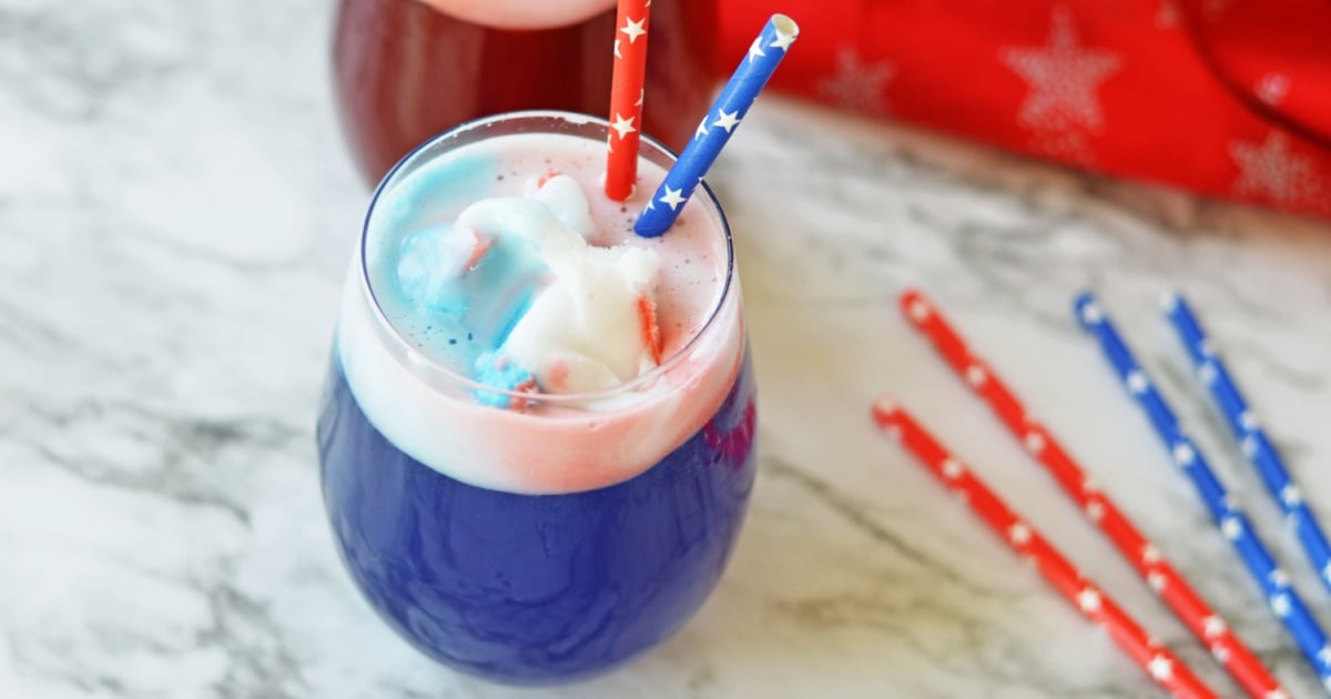 Easy 4th Of July Punch Recipe - Fun Money Mom