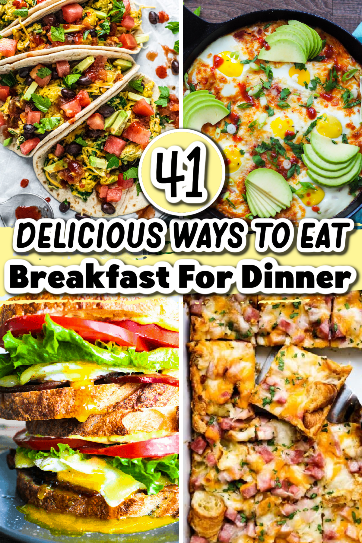 41 Of The Best Breakfast For Dinner Recipes - Fun Money Mom