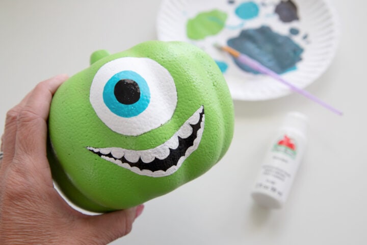 Mike Wazowski Pumpkin - Fun Money Mom