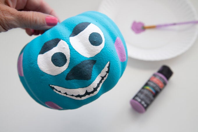 Sully Pumpkin (from Monsters Inc) - Fun Money Mom