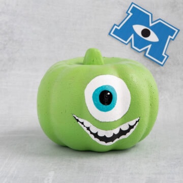 Mike Wazowski Pumpkin - Fun Money Mom