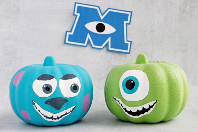 Mike Wazowski Pumpkin - Fun Money Mom