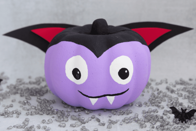 Easy Vampire Pumpkin (No Carve) - Fun Money Mom
