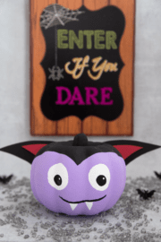 Easy Vampire Pumpkin (No Carve) - Fun Money Mom