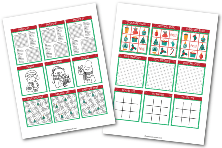 Free Printable Elf On The Shelf Games - Fun Money Mom
