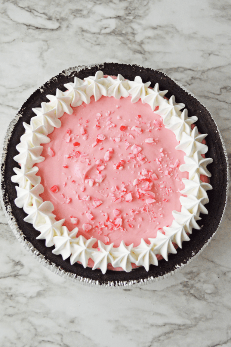 No Bake Peppermint Pie Recipe - Fun Money Mom