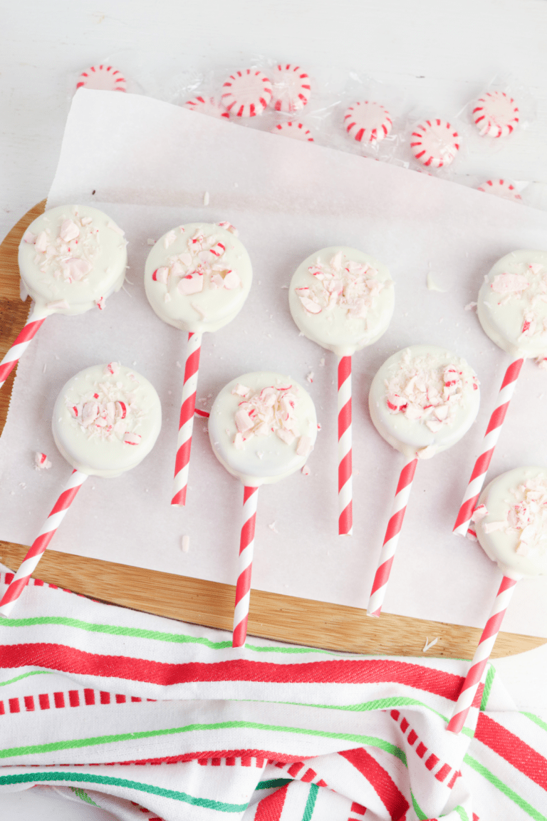 Peppermint Oreo Pops - Fun Money Mom