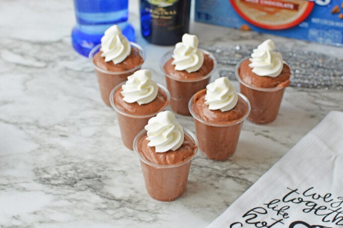 Baileys Chocolate Pudding Shots - Fun Money Mom