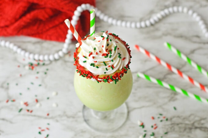 Christmas Milkshake - Fun Money Mom