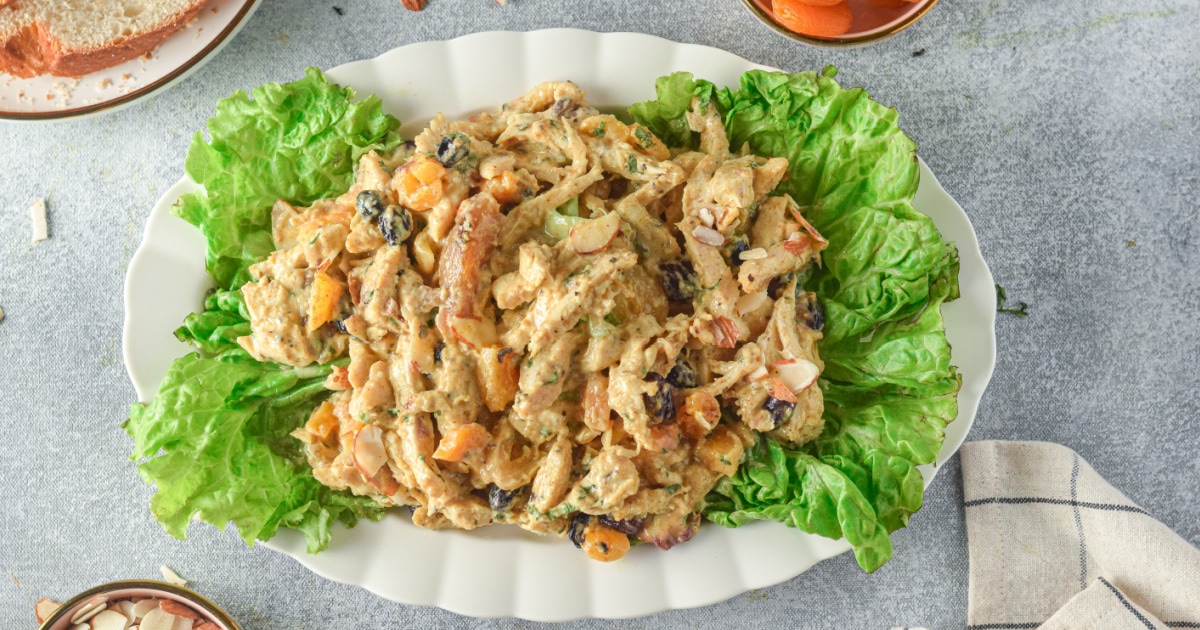 Classic Coronation Chicken Salad - Fun Money Mom