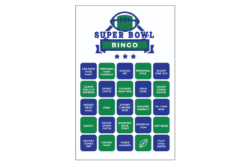 Free Printable Super Bowl Bingo Cards - Fun Money Mom