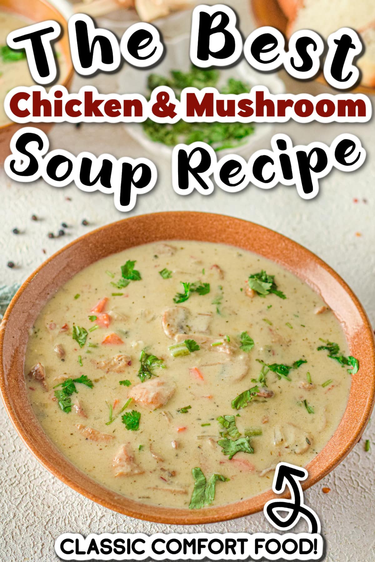 Creamy Chicken And Mushroom Soup - Fun Money Mom