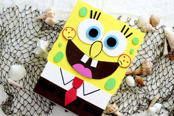 SpongeBob Valentine Box | Fun Money Mom