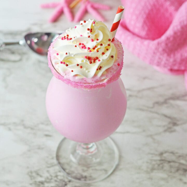Valentine's Day Milkshake - Fun Money Mom