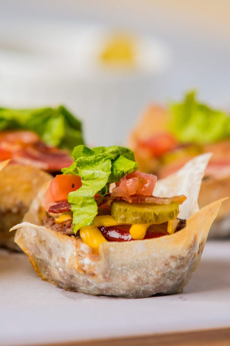 Easy Cheeseburger Cups - Fun Money Mom