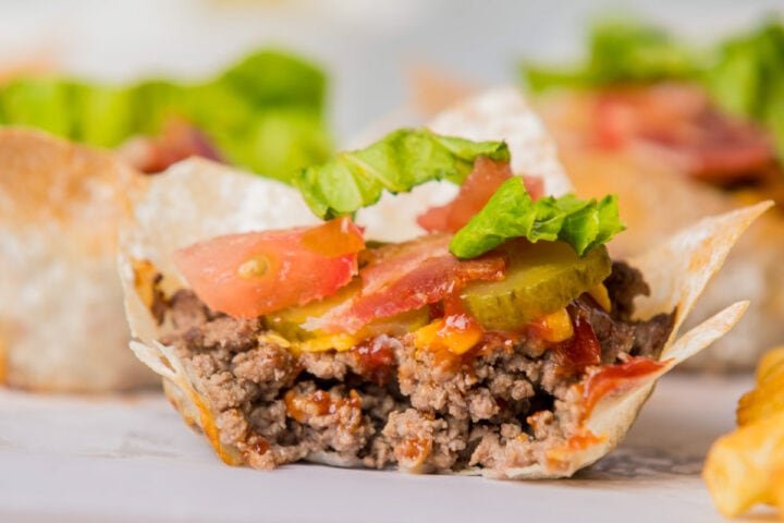 Easy Cheeseburger Cups - Fun Money Mom