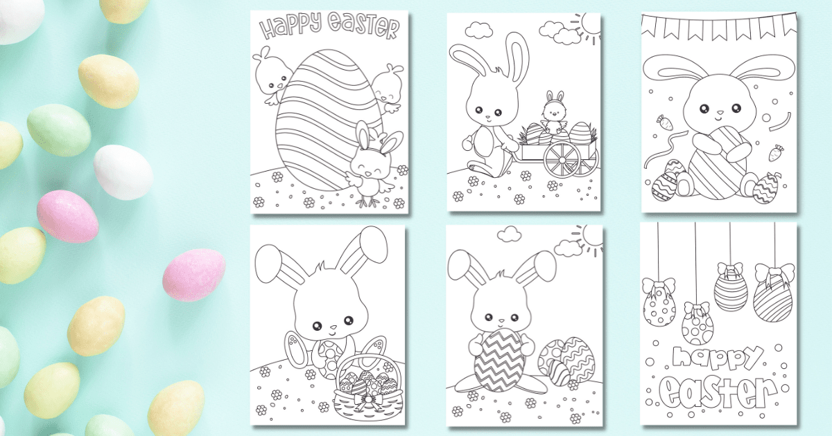 Easter Coloring Pages - Fun Money Mom
