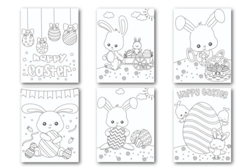 Easter Coloring Pages - Fun Money Mom