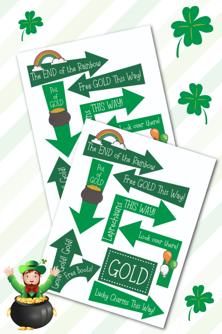 Free Printable Leprechaun Trap Signs - Fun Money Mom