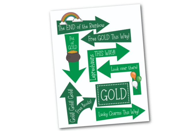 Free Printable Leprechaun Trap Signs - Fun Money Mom