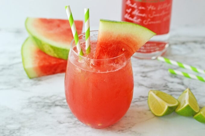 Watermelon Crush Cocktail - Fun Money Mom