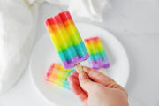 Easy Rainbow Popsicles - Fun Money Mom