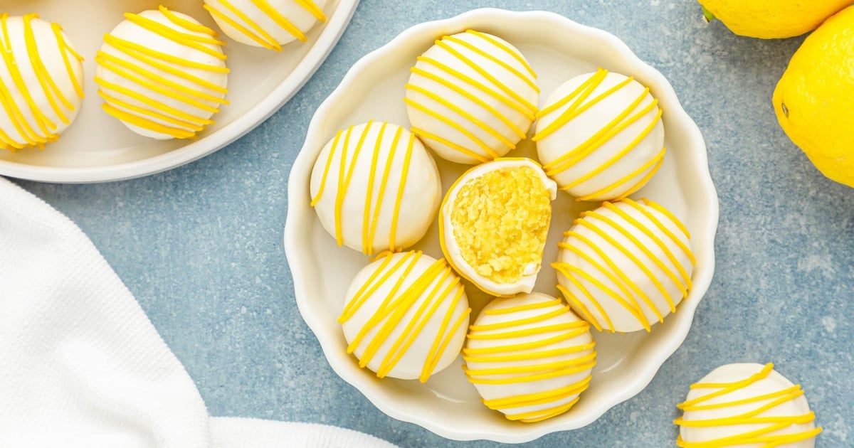 Easy Lemon Cake Balls Recipe - Fun Money Mom