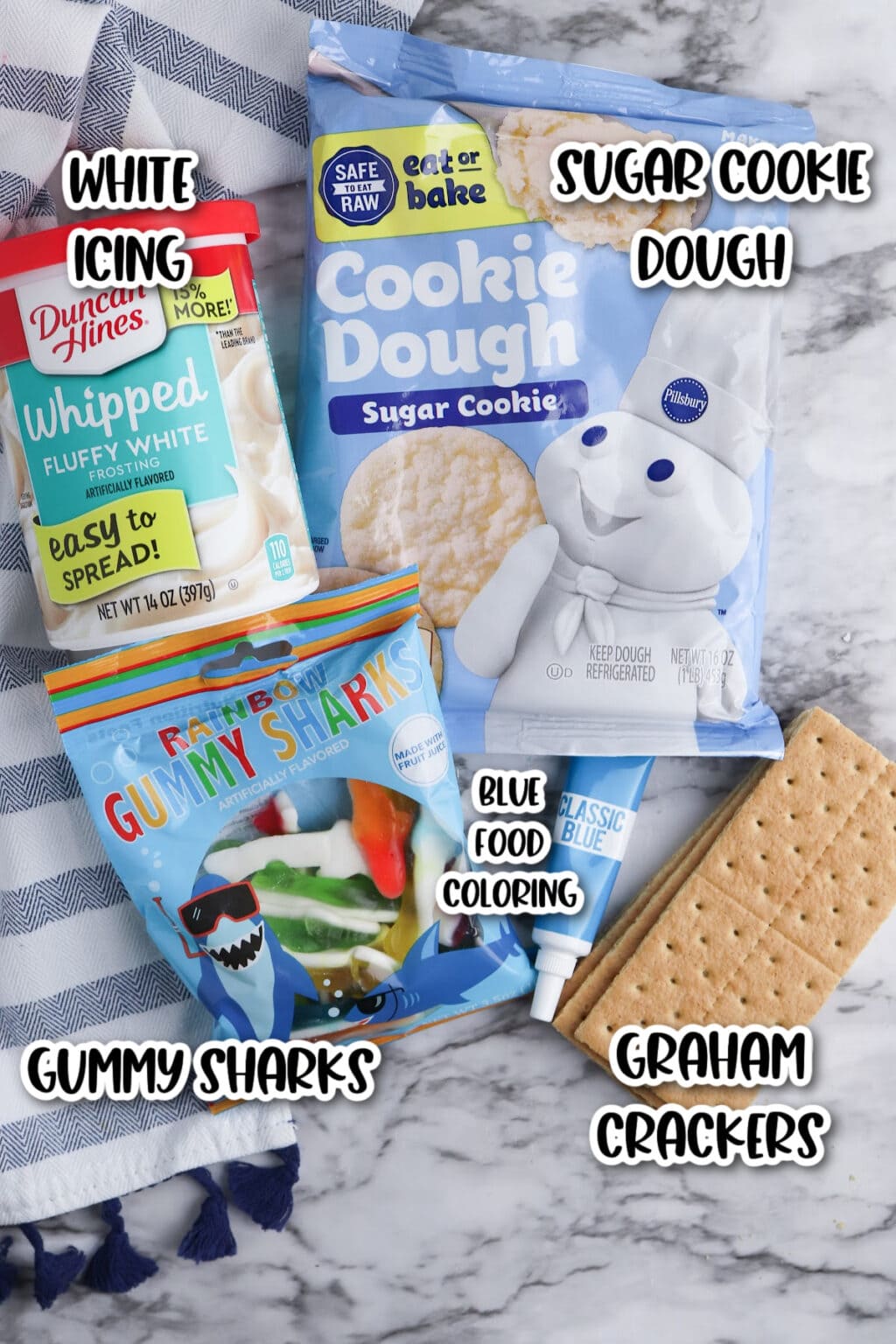 How To Make Shark Cookies - Fun Money Mom