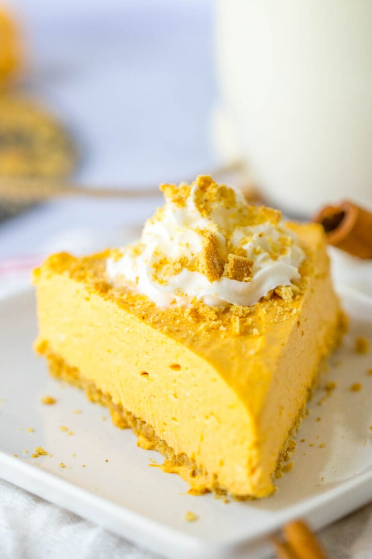 No Bake Pumpkin Cheesecake - Fun Money Mom