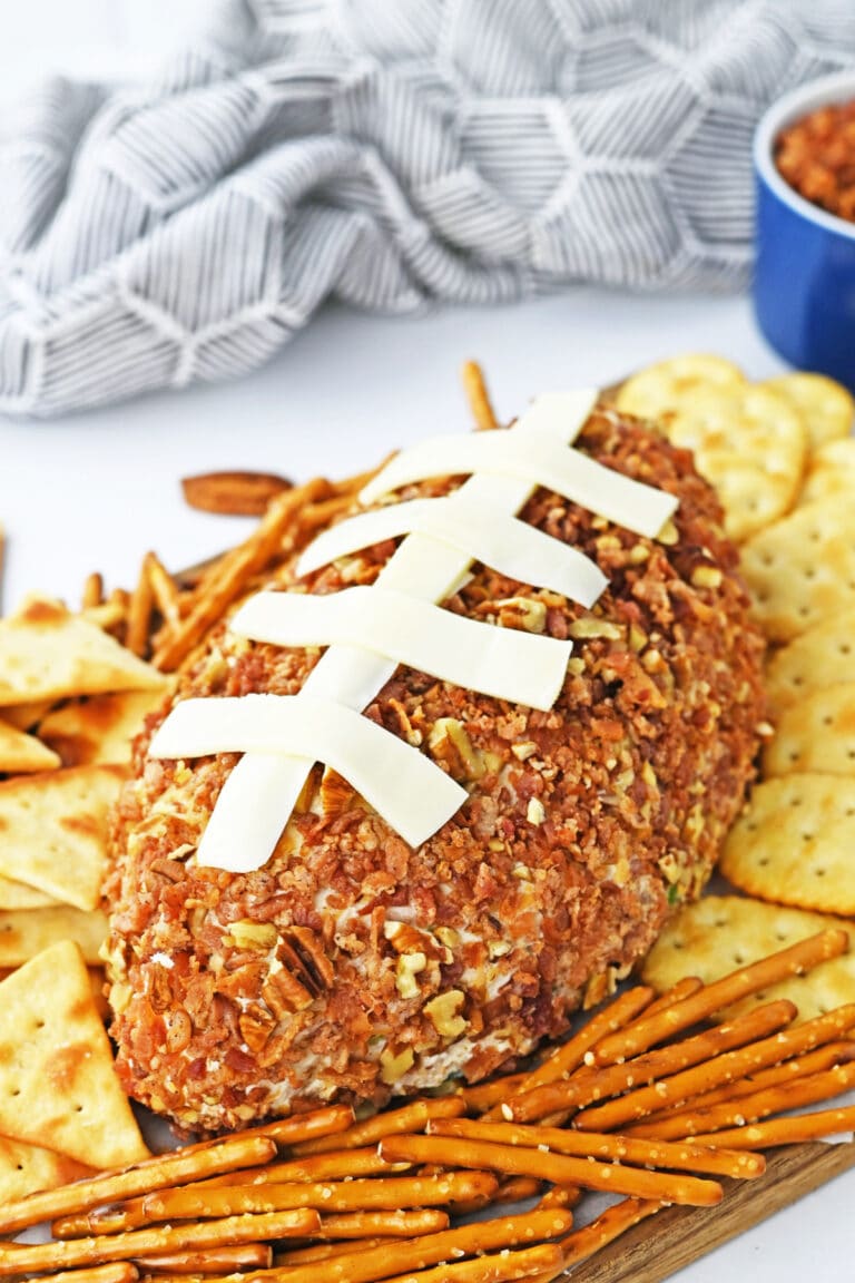 Football Cheese Ball Recipe - Fun Money Mom